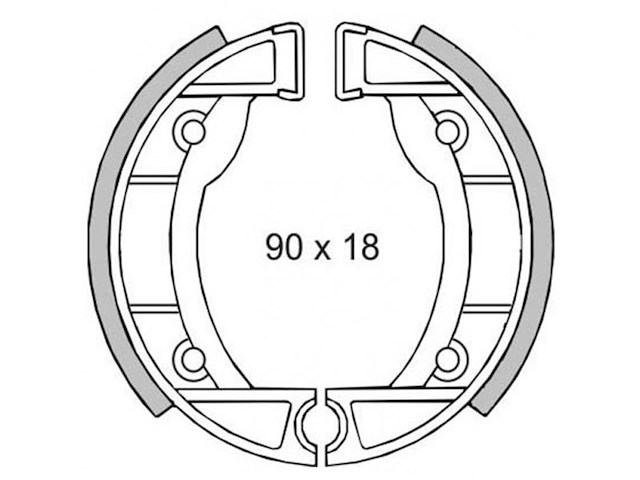 Pakne Tomos A3 Ferodo