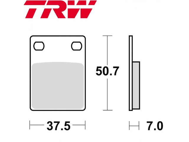 Disk pločice Tomos BT50 CTX80 TRW