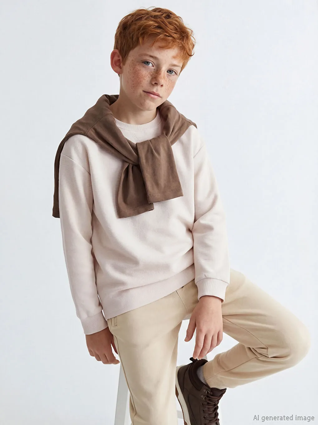 LCW Kids Majica Sa Okruglim Izrezom Za Dečake