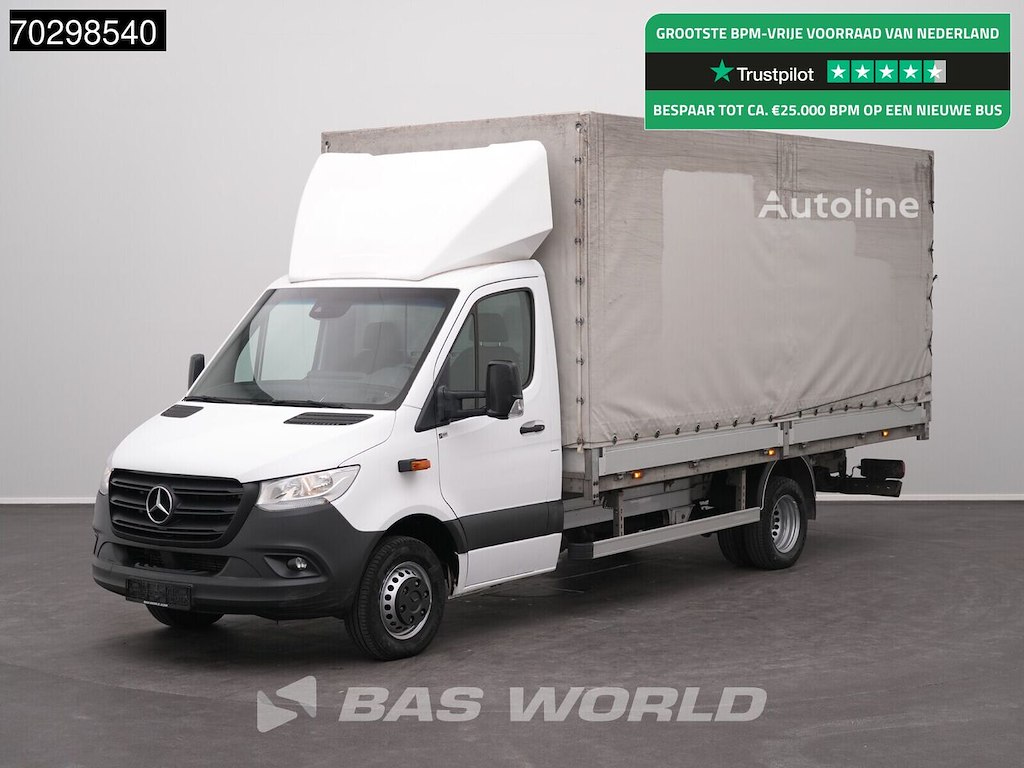 Mercedes-Benz Sprinter 519 CDI 3.0L V6 Automaat 484cm Dubbellucht Huif Bakwage kamion s ceradom