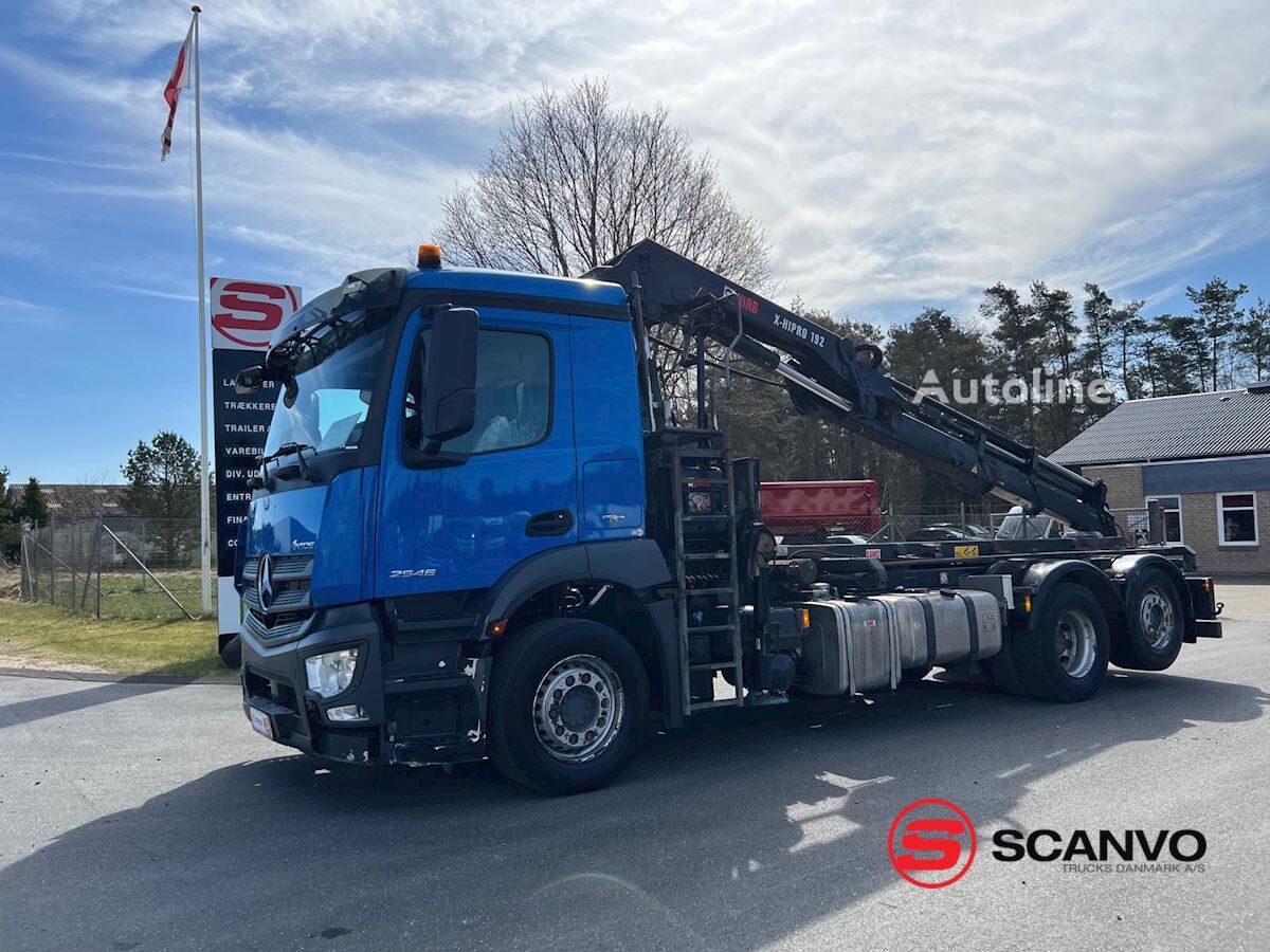 Mercedes-Benz Antos 2546 - Hiab 192 E kran kamion sa kukom za podizanje tereta