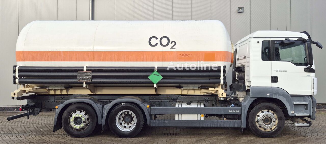 MAN gas tank ADR truck for carbon dioxide CO2 kamion za transport gasa
