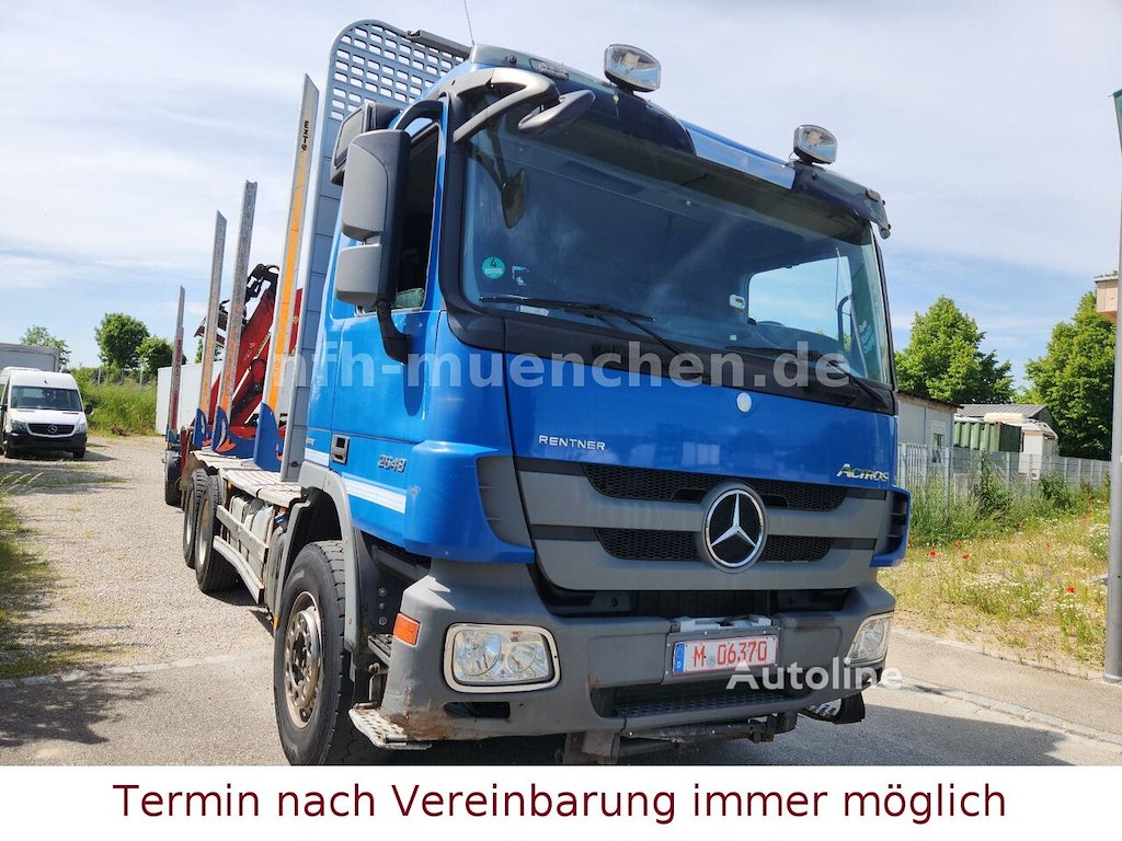Mercedes-Benz Actros 2648 MP 3 kamion za prevoz drva + šumarska prikolica