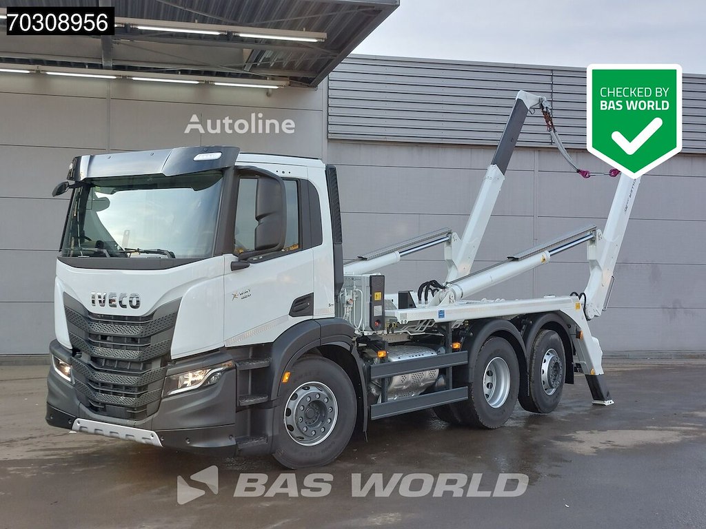 Novi IVECO X-Way 420 X-Way 6X2 NEW! Meiller AK16MT skiploader Lift+steering kamion autopodizač kontejnera