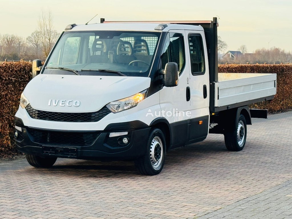 IVECO Daily 35S17 AIRCO DUBBEL CABINE OPEN LAADBAK kamion s ravnom platformom < 3.5t