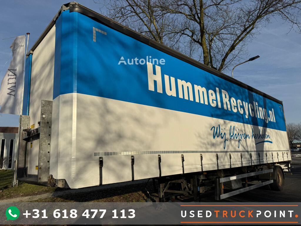 Groenewegen 1-Asser / Tail Lift / TUV: 12:-2026 / NL Trailer poluprikolica sa kliznom ceradom