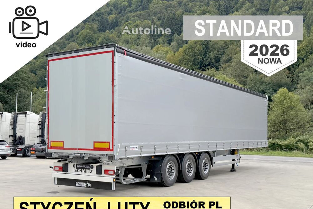 Nova Schmitz Cargobull STANDARD poluprikolica sa kliznom ceradom