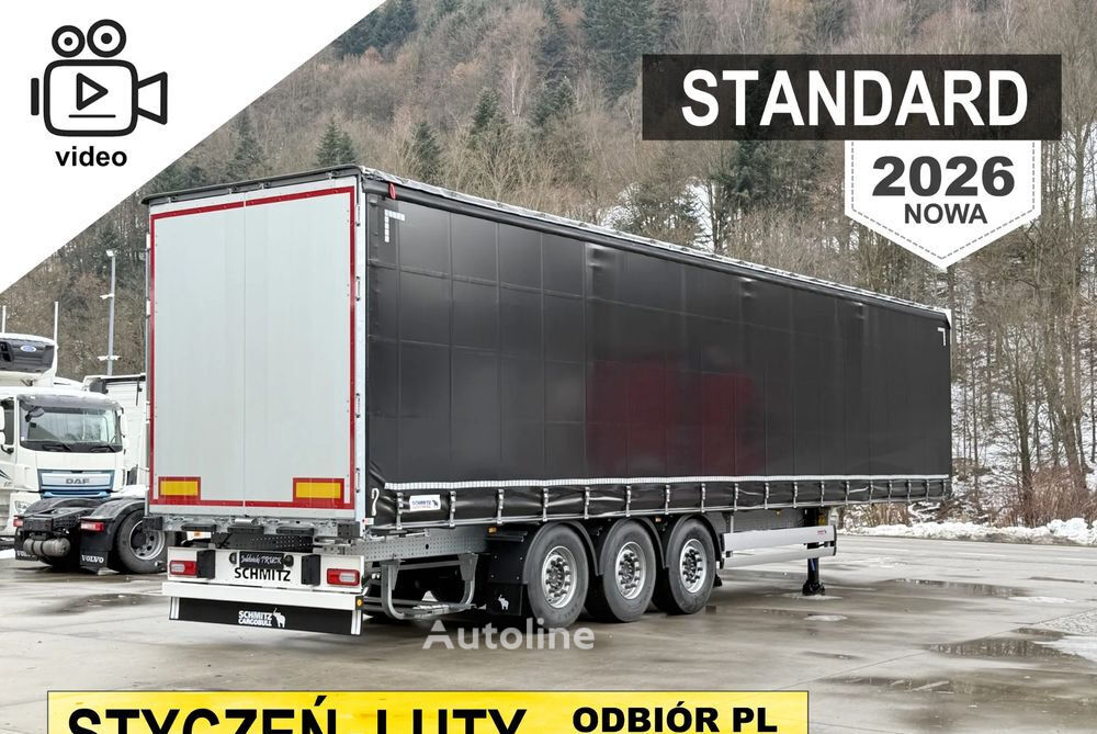 Nova Schmitz Cargobull STANDARD poluprikolica sa kliznom ceradom