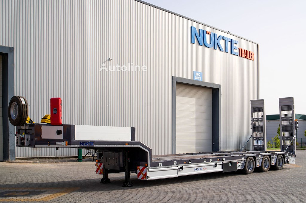 Nova Nükte Trailer 3 Axle Extendable Lowbed Semi-Trailer poluprikolica sa niskom platformom