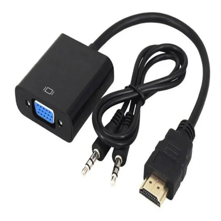 Adapter-konvertor HDMI na VGA (m/ž)+ audio
