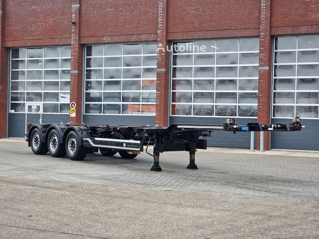 CIMC SILVERGREEN Contailer chassis 3 axle - 1x 20FT/2x 20FT/1x 40FT - poluprikolica za prevoz kontejnera