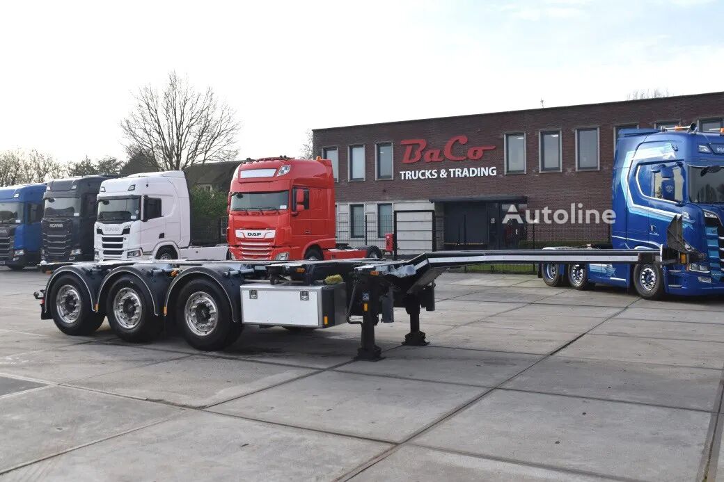 D-Tec FLEXITRAILER - ADR FL - ALL CONNECTIONS - LIFT AXLE - DISC BRAKE poluprikolica za prevoz kontejnera