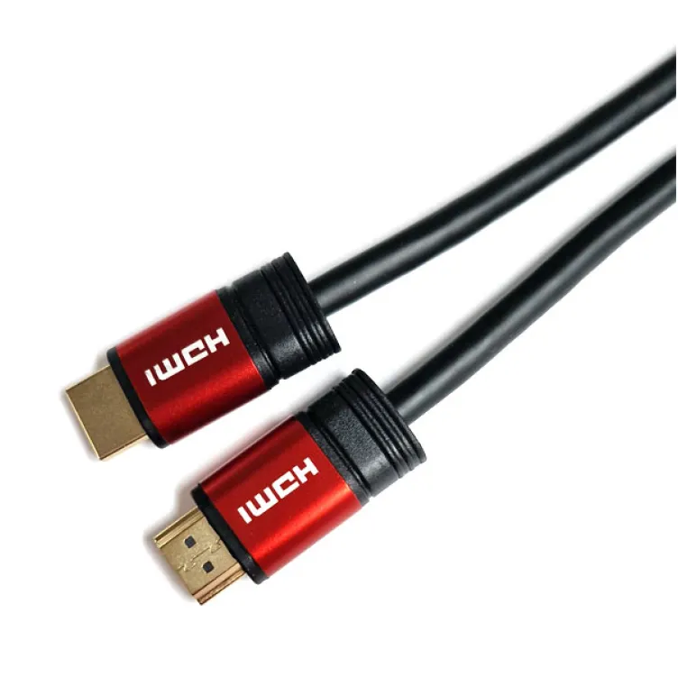 HDMI na HDMI kabl 2.1 RED 24Gold 8K (m/m) 1,8m
