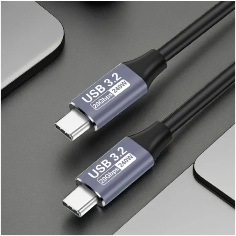 Kabl USB 3.2 na USB 3.2 8K/60 Hz, 20Gbps, 240W 1m, crni