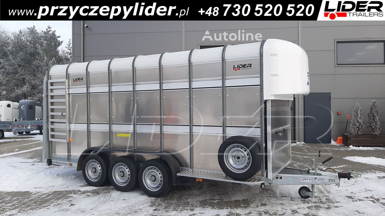Nova Ifor Williams Trailers IF-120A przyczepa do transportu zwierząt, bydła, owiec, alpak, l prikolica za prevoz stoke