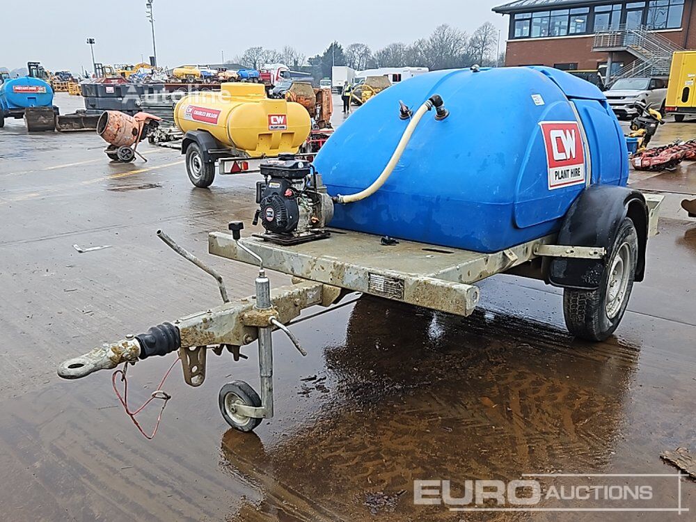 Prodaje se Western Global Plastic Water Bowser, Petrol Pump prikolicu cisternu za vodu na aukciji