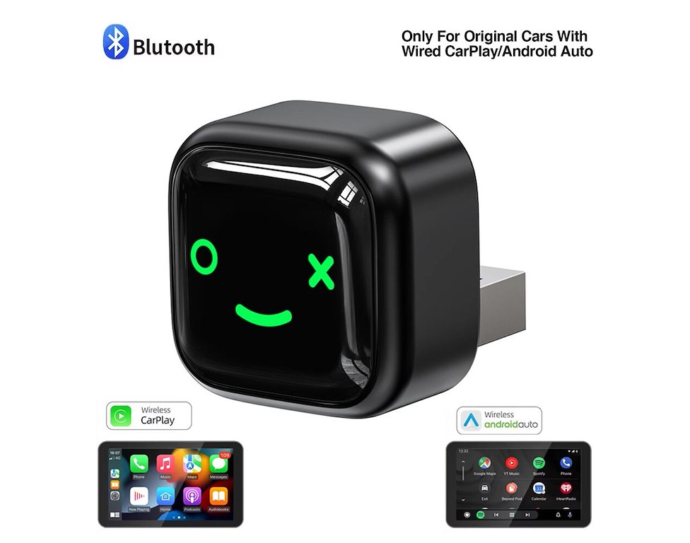 Carplay Wireless Adapter - auto M12 JWD LED