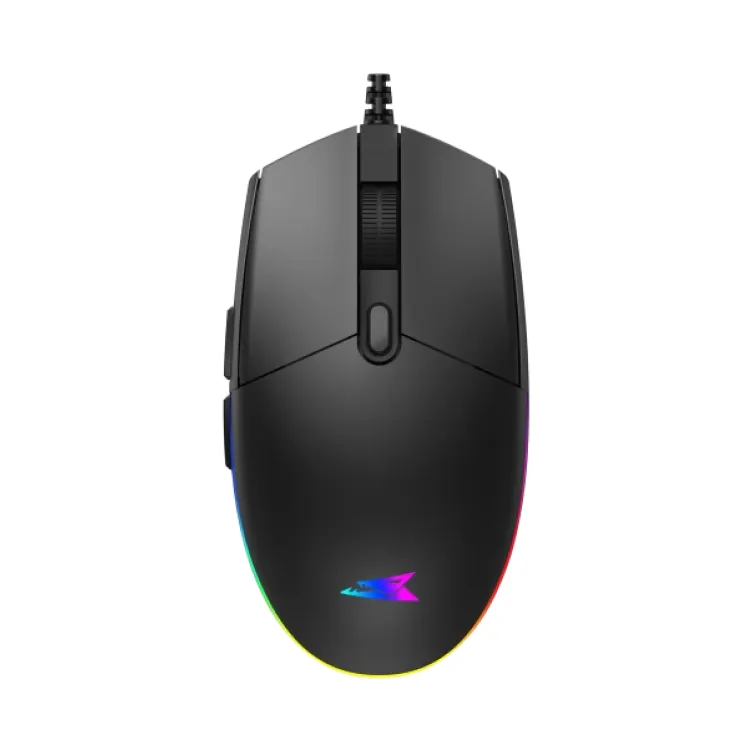 Miš Baracuda CRAB 3600DPI/6D/Optički/RGB/Crna