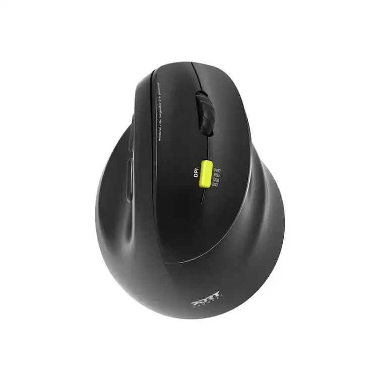 Bežični miš Port Designs Ergonomic 2.4 GHz Bluetooth punjivi