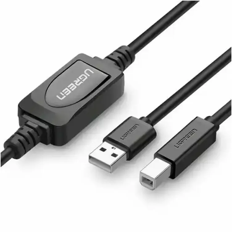 Kabl USB 2.0 Aktivni Print Ugreen US122 M/m 15m