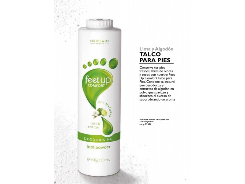 Comfort Deod. Foot Powder Limeta Citrus aurantifolia