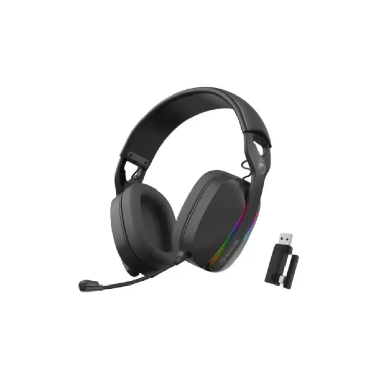 Bežične gaming slušalice sa mikrofonom Marvo Pulz 70W HG9086WS crne