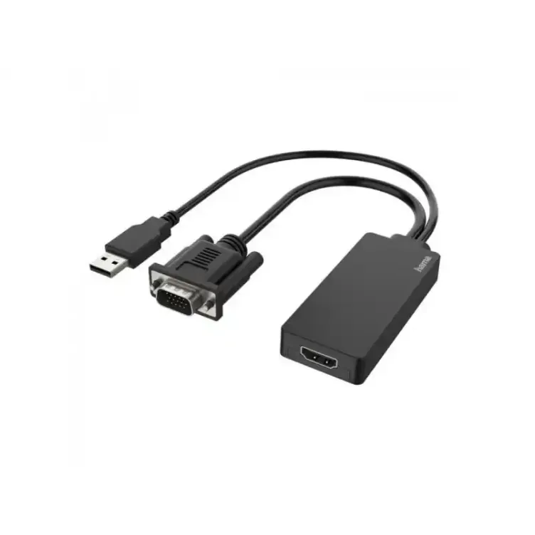 Adapter konverter VGA-USB - HDMI Hama 200342 M/|Ž