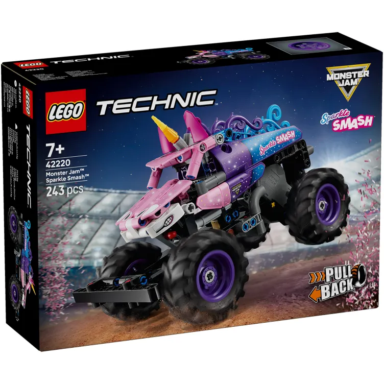 42220 Monster Jam™ Sparkle Smash™ na povlačenje