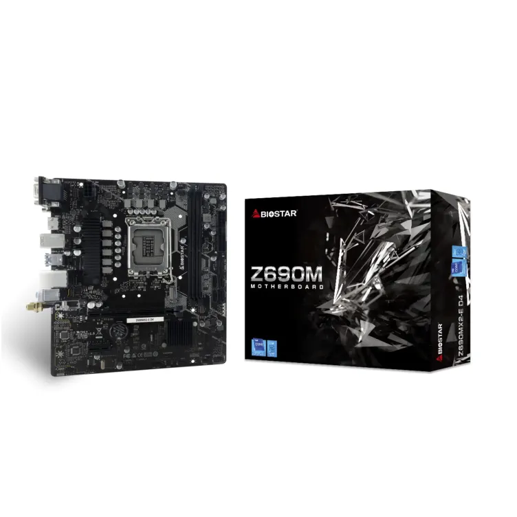 Matična ploča 1700 Biostar Z690MX2-E D4 VGAHDMI/DVI/M.2