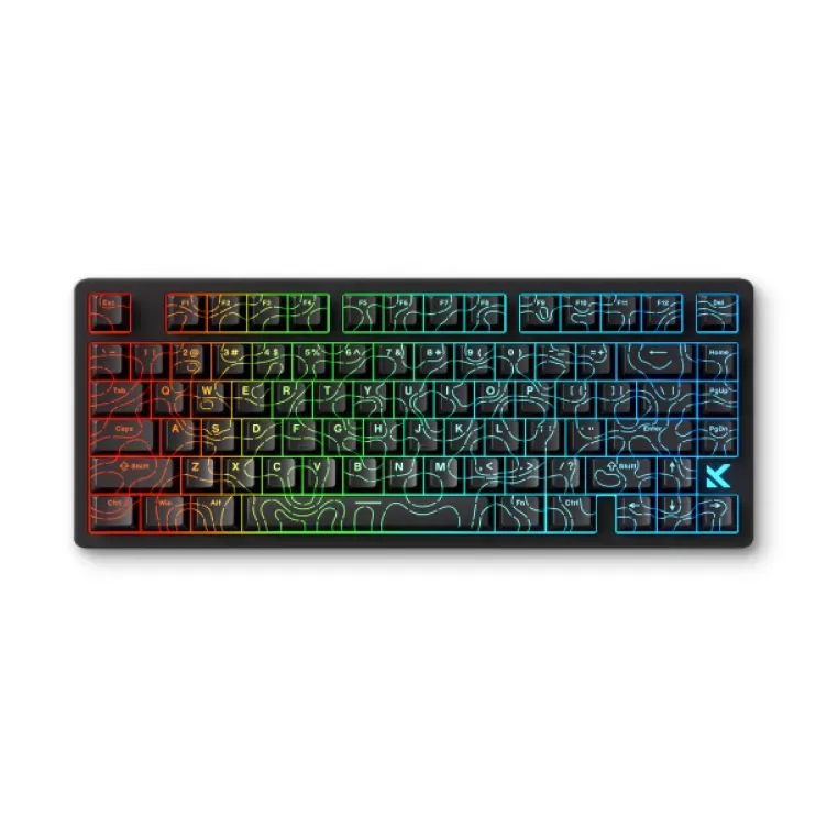 Gaming tastatura MCHOSE Jet 75 Hall Effect Magnetic Switch black topographic
