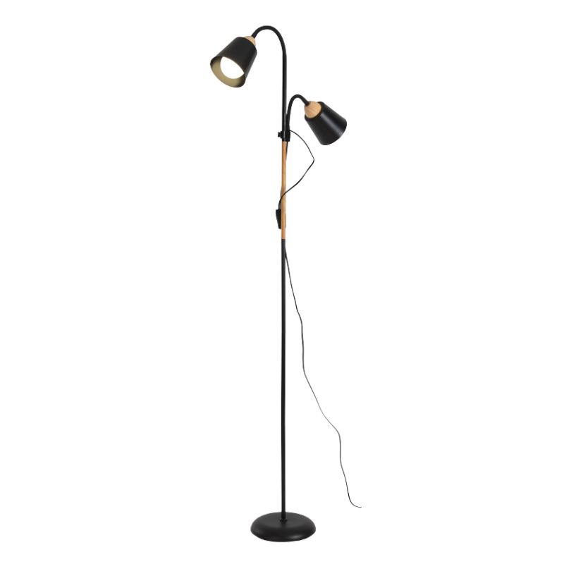 MEGGA, PODNA LAMPA STEVIE 2 MG13PLE27 BLACK&WD, 014208