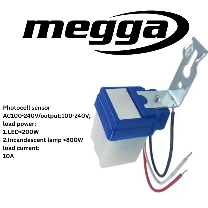 MEGGA, MG91LPHS OUTDOOR PHOTOCELL AC100-240V, 014105