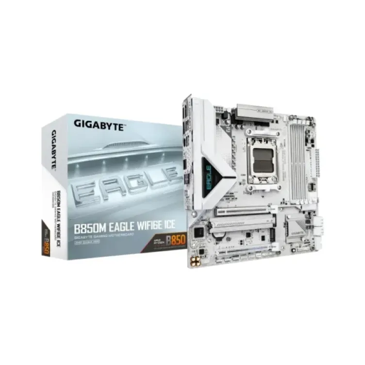 Matična ploča AM5 Gigabyte B850M EAGLE WIFI 6E Ice DDR5 DP/HDMI/M.2