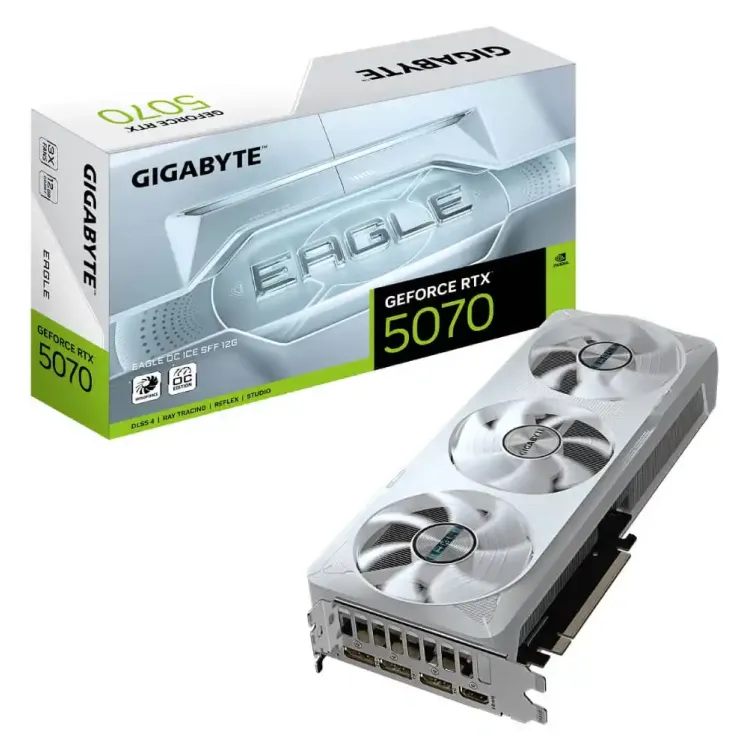 Graficka karta Gigabyte GeForce RTX 5070 Eagle OC ICE GDDR7 12GB 192bit 3xDP/HDMI