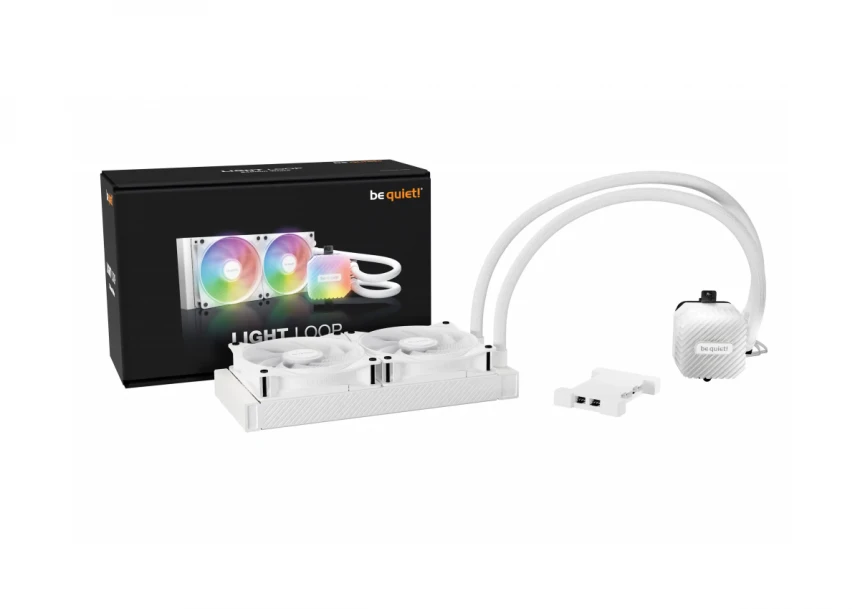 CPU vodeno hladjenje Be Quiet ARGB Light Loop 240mm BW021 (AM4,AM5,1151,1150,1155,1200,1700) White