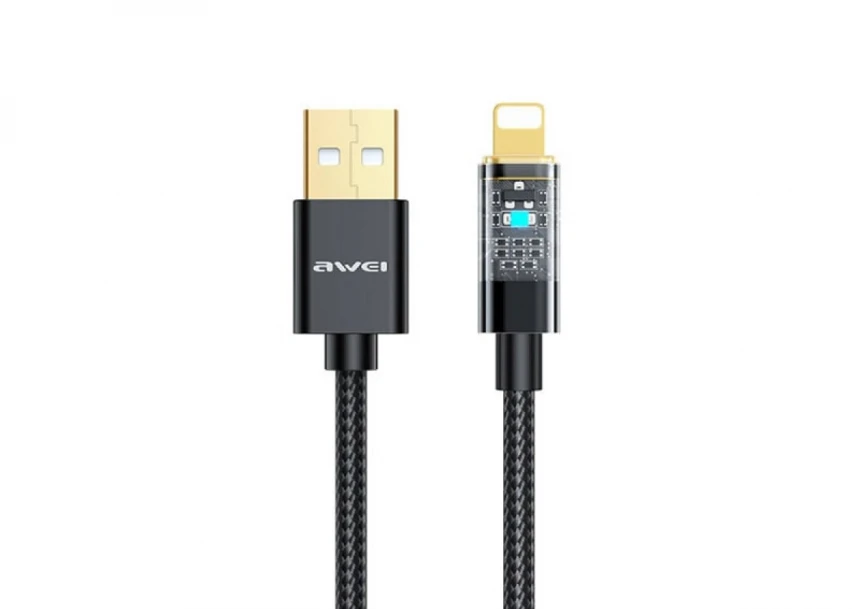 Kabl AWEI CL-139L USB-A na iPhone crni