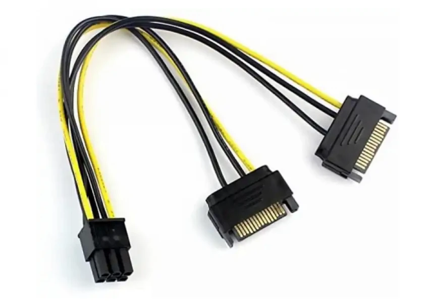 Adapter za napajanje VGA (6-pin) -2 x Sata