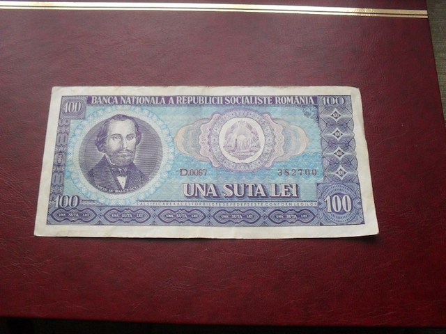 100 lei, 1966.