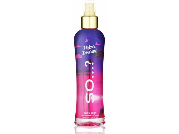 SO…? Body Mist Summer escapes Ibiza dreams 200ml