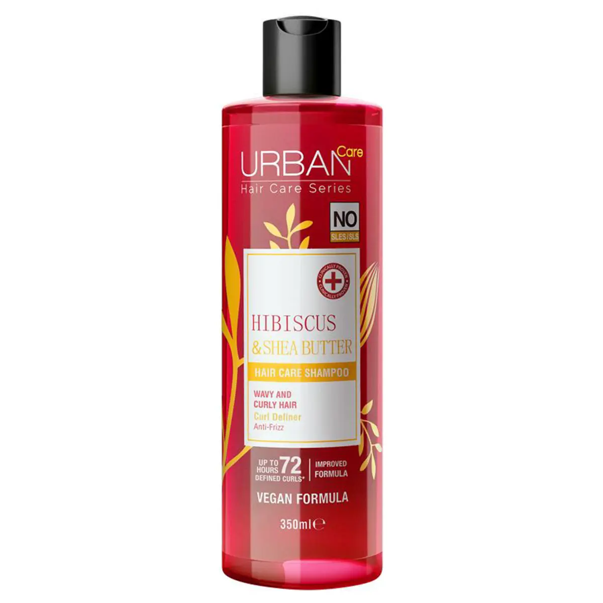 Šampon za kovrdžavu kosu – hibiskus i šea puter 350 ml