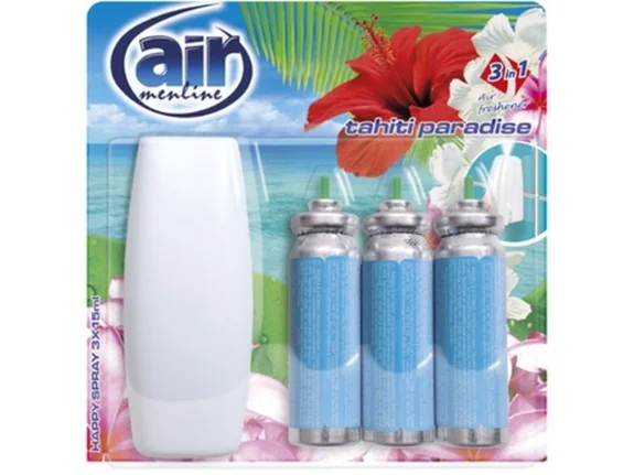 Air Menline Mini osveživač i aparat tahiti paradise 3×15 ml