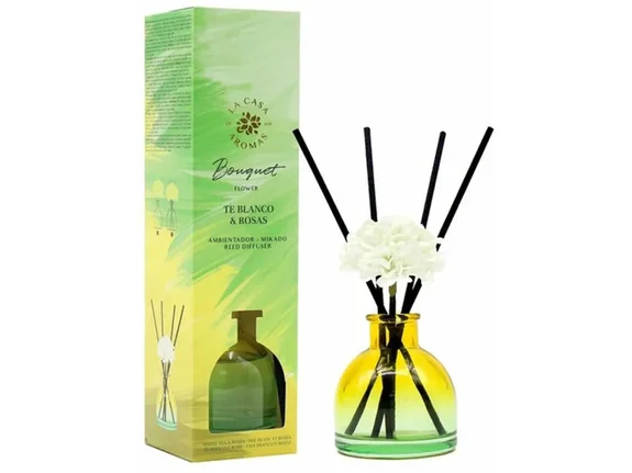 La Casa de los Aromas Mikado Bouquet  Flower Te Blanco 40ml