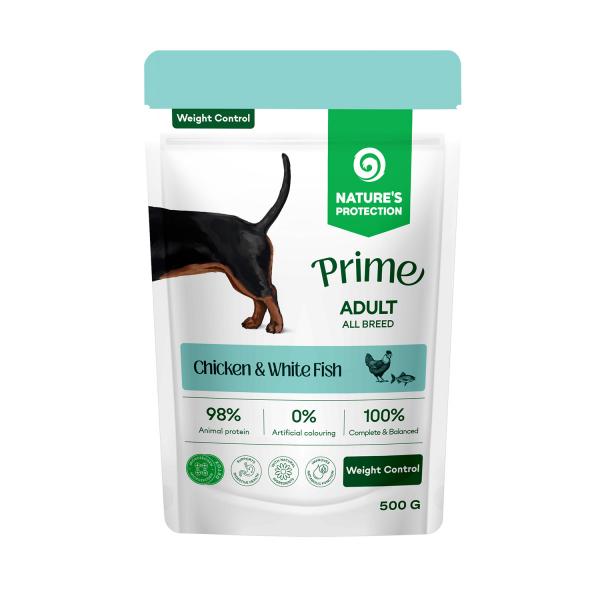Natures Protection Superior Care Prime Adult Weight Control Chicken and White Fish 85g