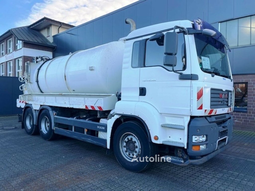 MAN 26.360 6x4 TGA Saugwagen Kanal Müller 13cbm autofekalac