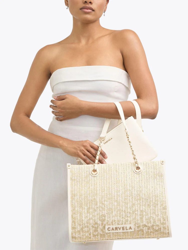 Smeđa - Carvela Sorrento Midi Lanaц Tote Torba