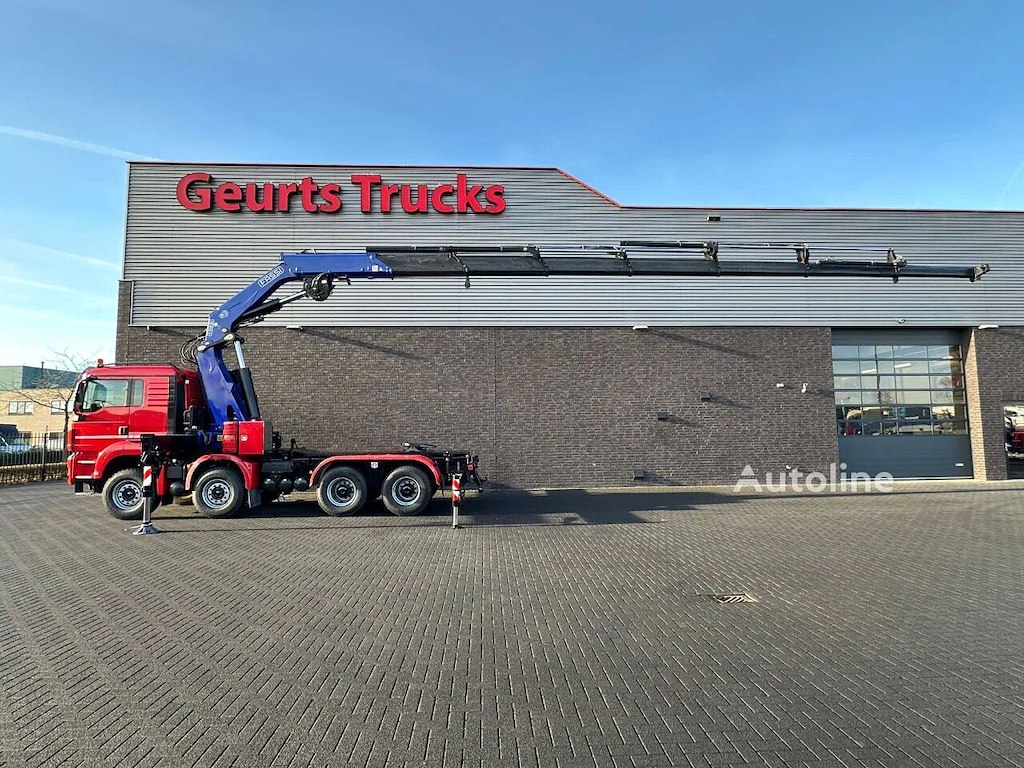 MAN TGS 35.480 BL 8X4 TREKKER-BAKWAGEN + FASSI 660 AXP 27+ LIER KRAA tegljač