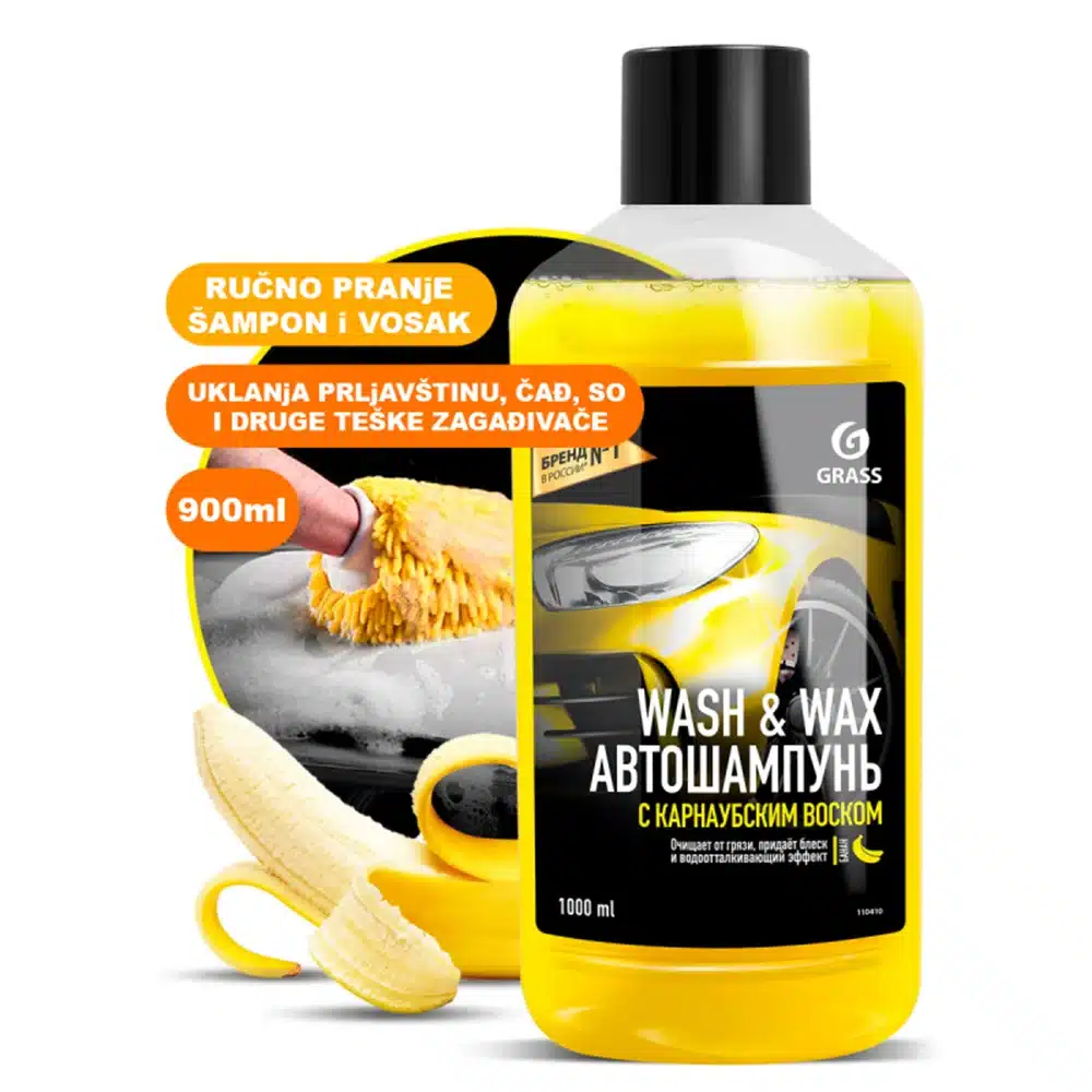 CARNAUBA WASH& WAX 900 ML