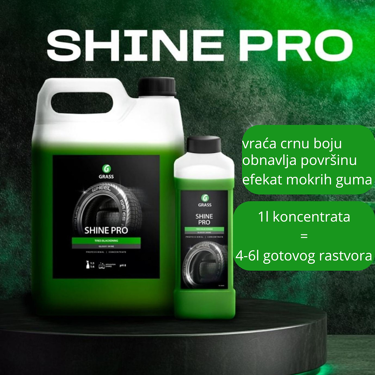 SHINE PRO 1 L – poliranje guma
