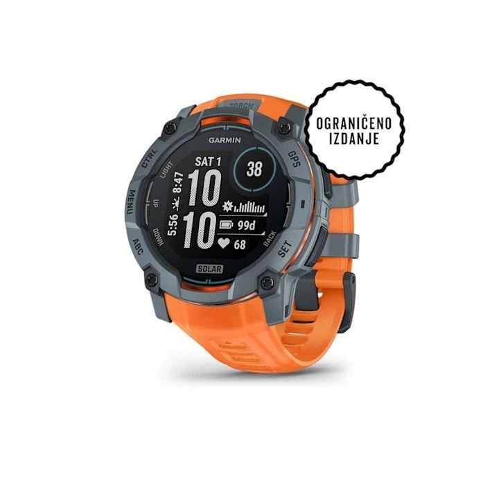 Pametni GPS sat Instinct 3 50 SOLAR Orange Garmin
Pametni GPS sat Instinct 3 50 SOLAR Orange Garmin