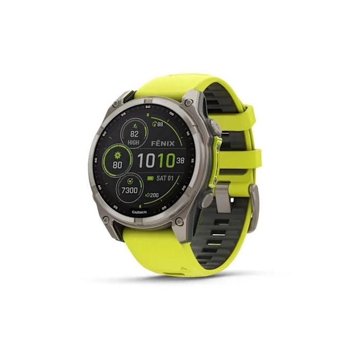 GPS pametni sat Fenix 8 47mm Sapphire Solar Yellow Garmin
GPS pametni sat Fenix 8 47mm Sapphire Solar Yellow Garmin
